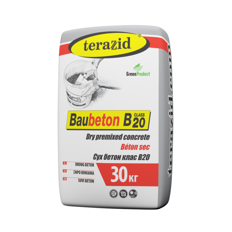 Baubeton - dry premixed concrete - Terazid