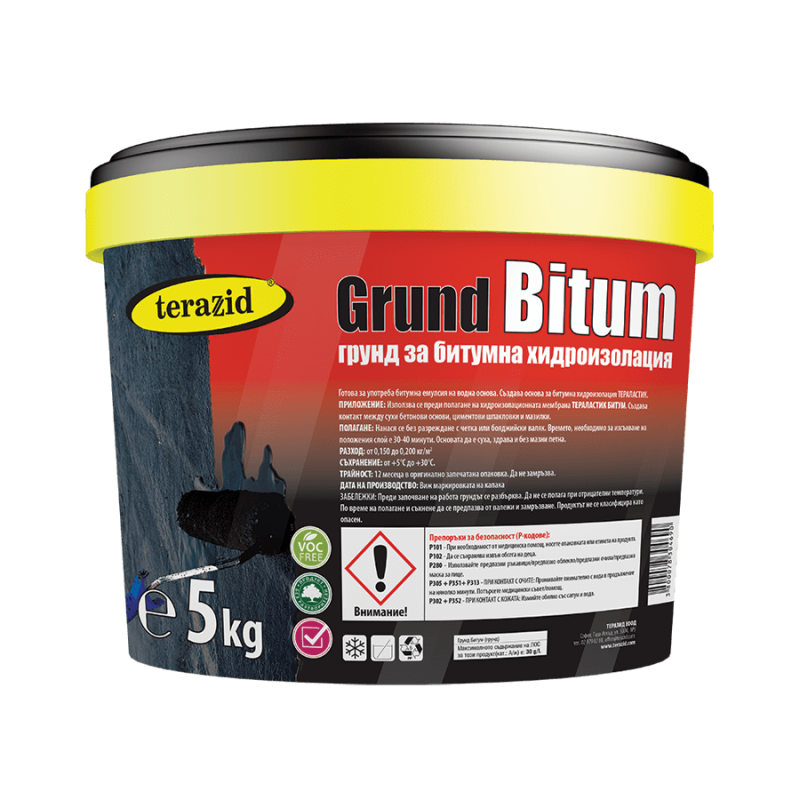 Bitum primer - primer for bitumen waterproofing - Terazid