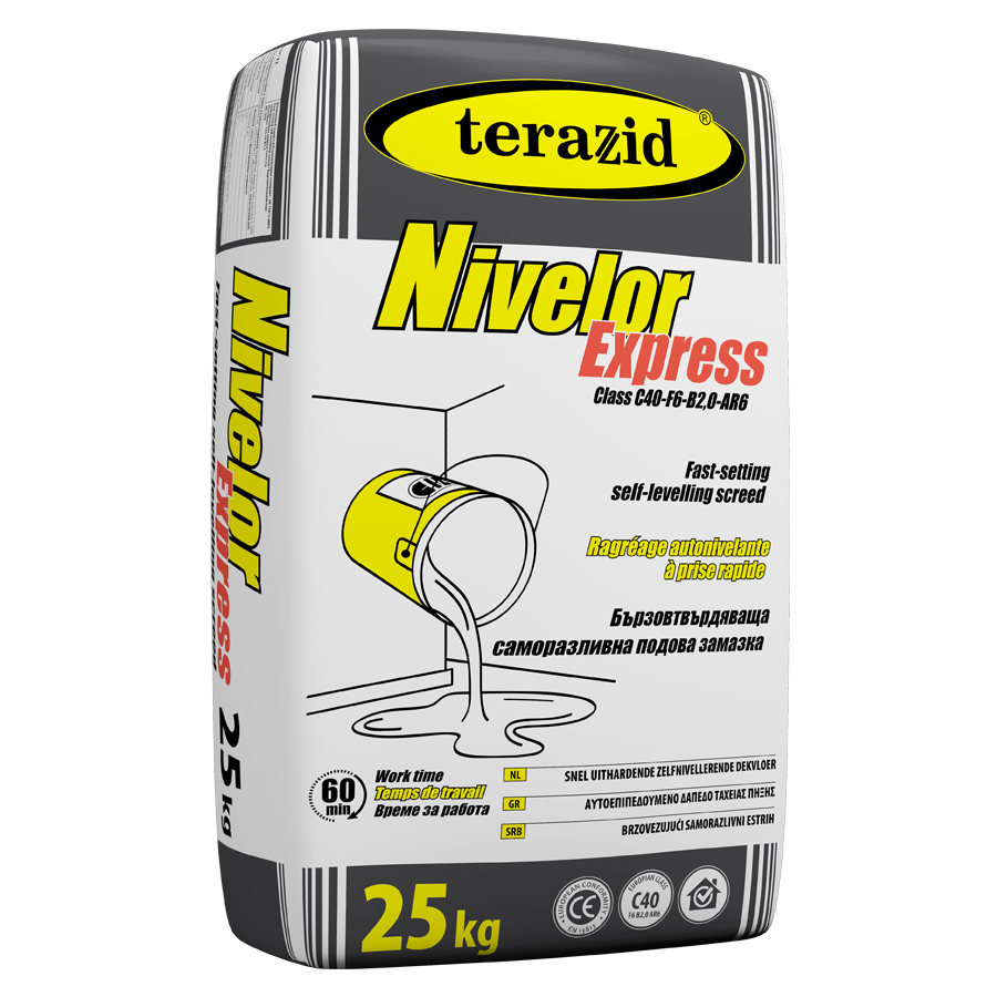 Nivelor Express - fast-drying self-levelling screed - Terazid