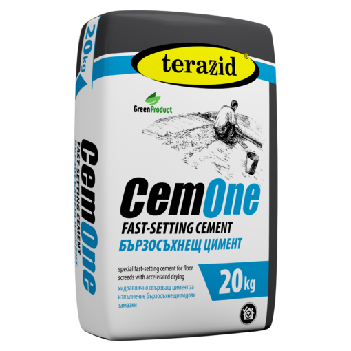 Cem One - fast-setting cement for floor screeds - Terazid